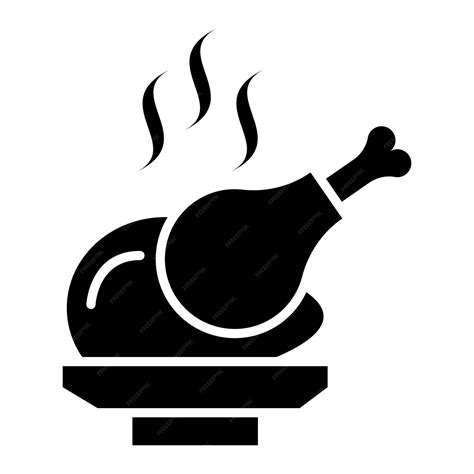 Premium Vector Fried Chicken Vector Icon Design Illustration