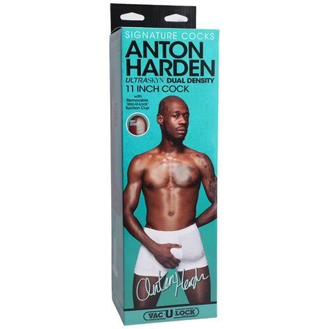 Signature Cocks Anton Harden 11 In Ultraskyn Cock With Removable Vac