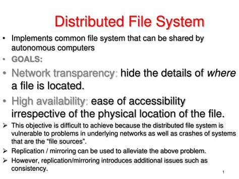 PPT Distributed File System PowerPoint Presentation Free Download ID
