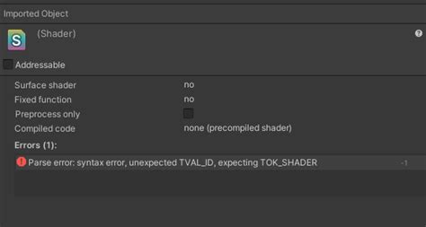 Trying To Use Shader From Old Game Getting Error Unity Engine Unity Discussions
