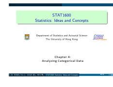 Analyzing Categorical Data Relationships Statistics Course Hero