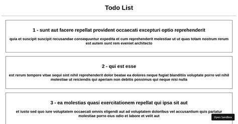 Useeffect I Get Todo Forked Codesandbox