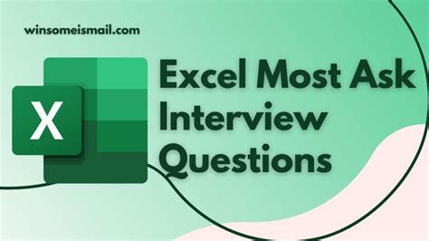 Excel Most Asked Interview Questions With Answers Complete