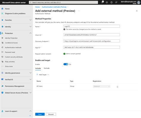 How To Use Microsoft Entra Id External Authentication Methods Logintc