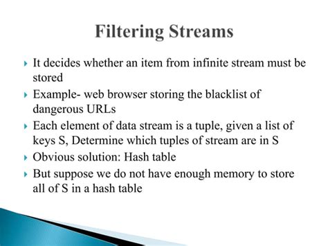 Mining Data Streams Pptx