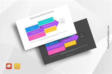 origami operating model canvas presentation presentation template for