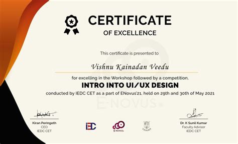 vishnu kainadan on linkedin ux ui cet design workshop training