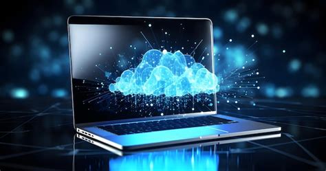 Premium Photo Cloud Storage Computer Cloud Storage Linking Computer Data Center Digital Cloud