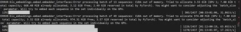 CUDA Out Of Memory Issue 217 Sacdallago Bio Embeddings GitHub