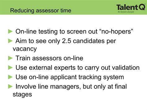 Roi Of Assessment Ppt