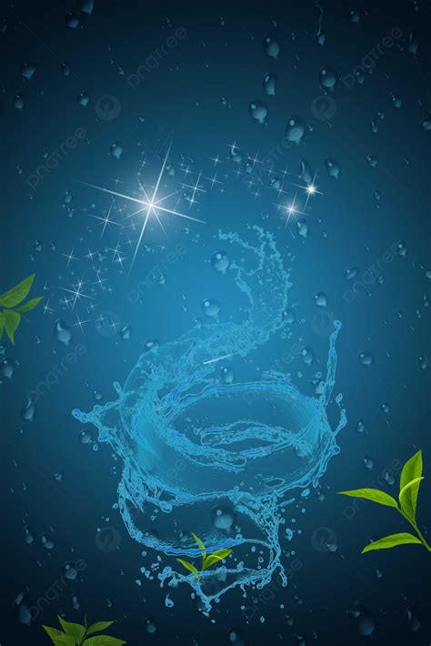 Water Splash Promotion Poster Background Wallpaper Image For Free Download Pngtree
