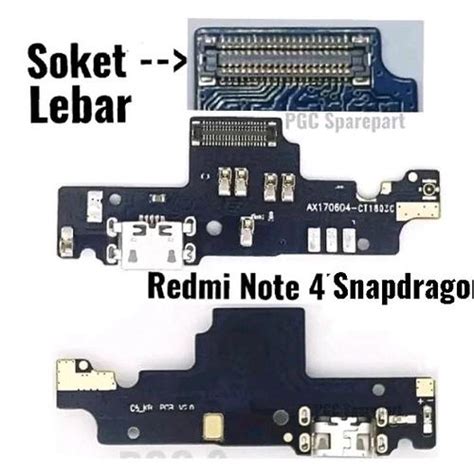 Jual Flexible Konektor Charger Redmi Note X Snapdragon Soket Lebar Jakarta Timur Pgc