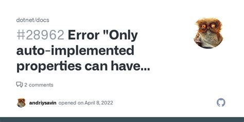 Error Only Auto Implemented Properties Can Have Initializers With