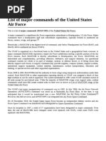 Usaf Organizational Structure Overview Pdf United States Air Force