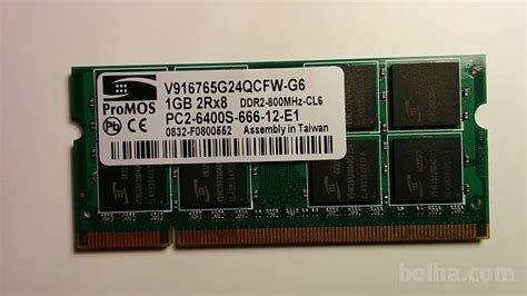 Promos 1gb 2rx8 Ddr2 800mhz Cl6 Pc2 6400s 666 12 E1