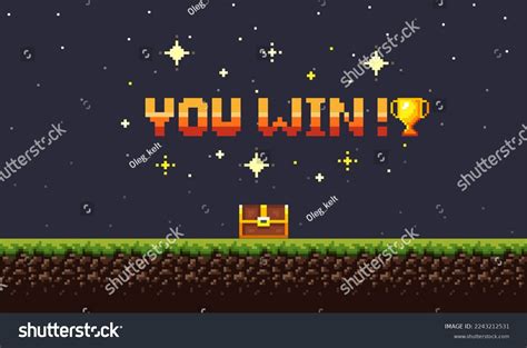 Pixel Art Night Game Background Grass Stock Vector Royalty Free 2243212531 Shutterstock