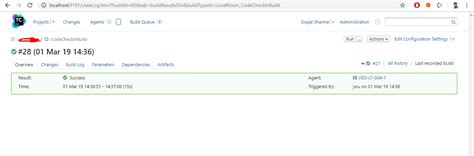 Continuous Deployment With Teamcity 2018 In Windows 10 Stack Overflow