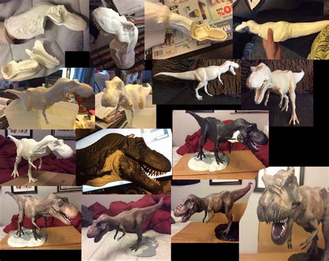 The Process Of Customizing My Horizon T Rex Model Modelkit