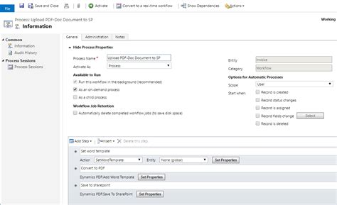 Upload Crm Word Templates To Sharepoint Or Attach To Email Crm Software Blog Dynamics 365