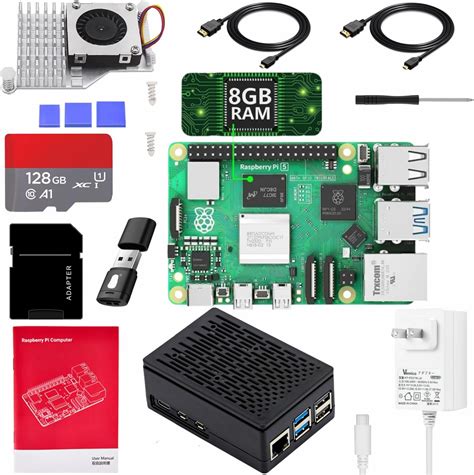 Jp Vesonn Raspberry Pi5 16gb Starter Kit 技適を取得済み ラズベリーパイ5 16gbボード 64gb カード Abs放熱ケース