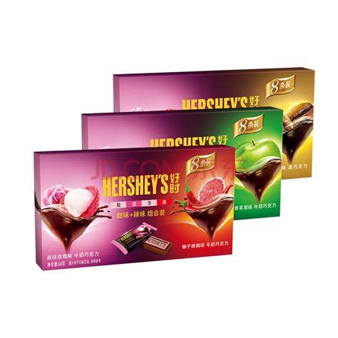 好时 Hersheys 酸甜苦辣 组合装 荔枝玫瑰味牛奶巧克力 柚子辣椒味牛奶巧克力 休闲零食 糖果 64g 中国中铁网上商城
