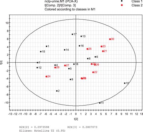 Loadings Plot For Figure 5 Resulting From PCA Of The Two Groups Download Scientific Diagram