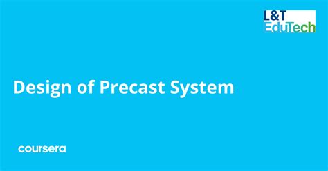 Design Of Precast System Coursera