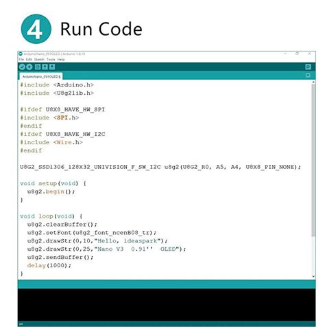 Nano V3 Board Atmega328p Ch340 Controller With 091 Oled Display For