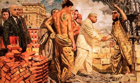 Сюрреализм Холст масло Встреча с молодыми строителями Peremogi — Livejournal