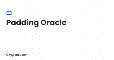 padding oracle cryptolearn
