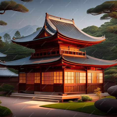 Premium Ai Image Traditional Japanese Style Dojo