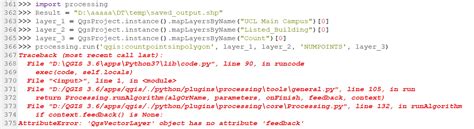 Pyqgis Error In Nqgiscountpointsinpolygonxxx Geographic Information