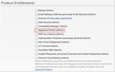 Account Administrator Actions Barracuda Campus