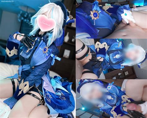 Genshin Impact Furiina Cosplaying Femdom Milking Raw Sex Japanese Babe