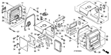 Honda Eu3000is Generator Parts Breakdown