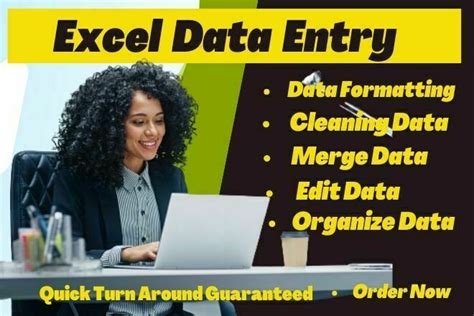 Ms Excel Data Entry Clean Organize Format Merge Cell Or CSV Data