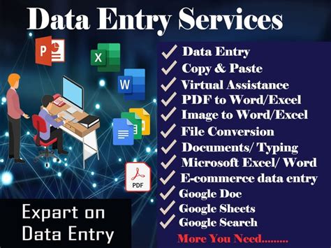 Data Entry Pdf Conversion Virtual Assistance Copy And Paste Image Conversion Upwork