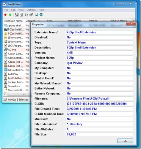 Remove And Manage Installed Shell Extensions In System