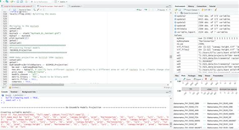 Ensemble Projection Issue With New Environment · Issue 208 · Biomodhubbiomod2 · Github
