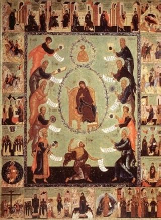 Похвала Пресвятой Богородицы икона Божией Матери