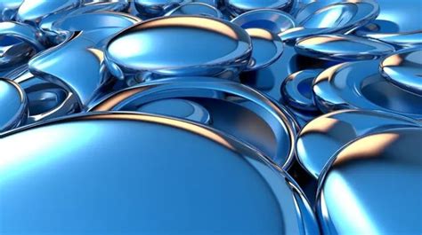 푸른 하늘에 대 한 추상 3d 렌더링 금속 원 3차원 원 3d 아트 3d 모양 배경 일러스트 및 사진 무료 다운로드 Pngtree