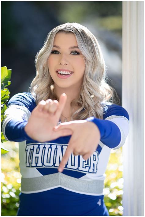 High School Cheerleader Portrait