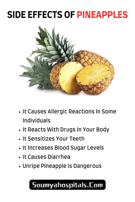 6 Side Effects Of Eating Too Many Pineapples