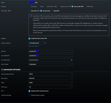 Unifi And Pfsense Ipsec Vpn Not Passing Traffic Server Fault