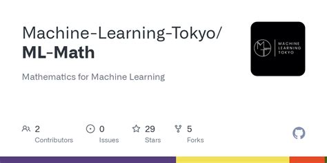 github machine learning tokyo ml math mathematics for machine learning