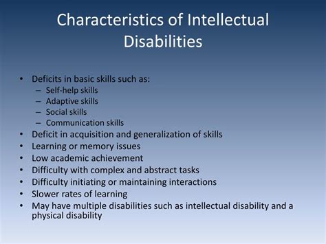 Types Of Intellectual Disabilities List And Examples Images