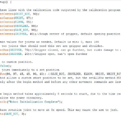 Graphic Of The Tinkerkit Braccio Robot Arm Servo Locations And Names Download Scientific Diagram