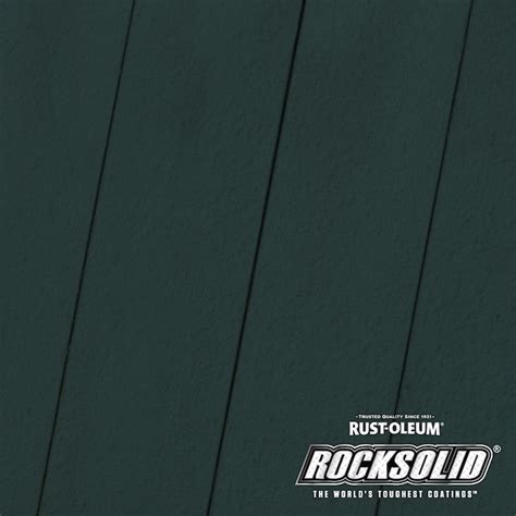 Rust Oleum Rocksolid 20x Deck Resurfacer Pre Tinted Charleston Green