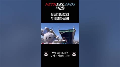 🇳🇱🌷네덜란드에서 꼭 해야하는 것🌷🇳🇱미피 저렴하게 구매하는 법잔세스칸스미피와플네덜란드여행미피 미피인형네덜란드 교환학생 유학생 유럽여행 여행경비