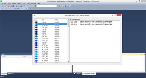 Listview Insertion Drag Demo Cnet Source Code I Want Source Codes